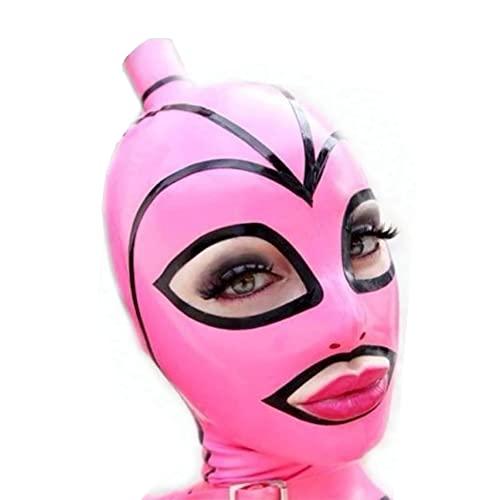 Latex Hood Women Gummi Rubber Full Cover Mask Big LEIMI