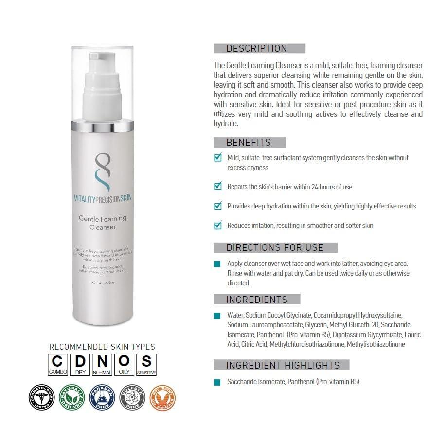 Vitality Precision Skin Gentle Cleanser Precision Skin RX