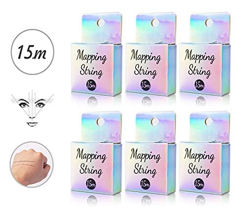 XIAOYU 15M Mapping String Pre-Inked for Eyebrow XIAOYU