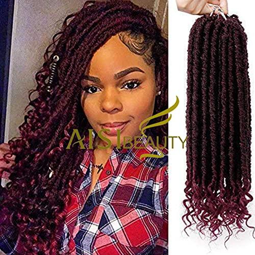 AISI BEAUTY Faux Locs Crochet Hair with Curly AISI BEAUTY